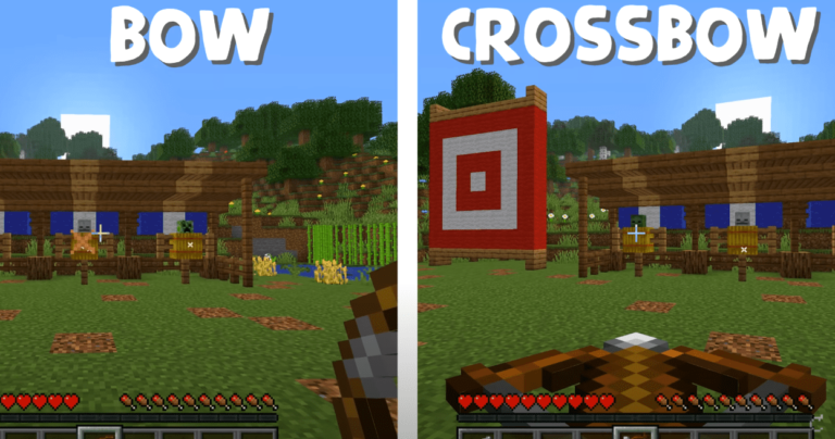 Minecraft: Crossbow vs Bow - West Games
