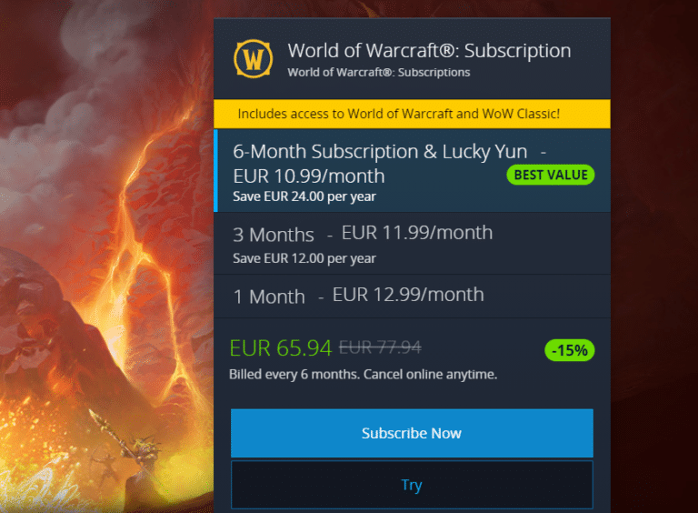 3 Ways To Fix WoW Subscription Not Working - West Games